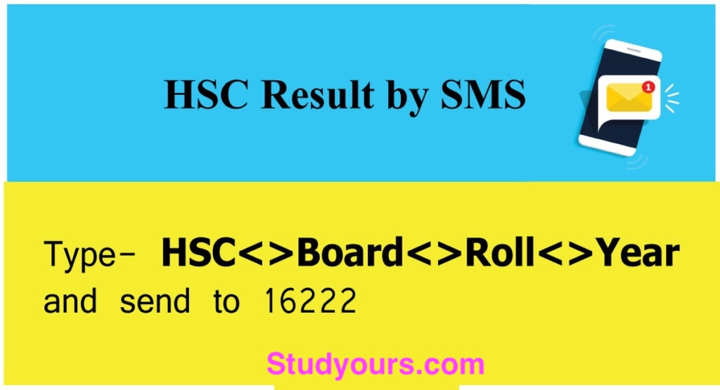 HSC Result 2025 By SMS | All Education Board Results